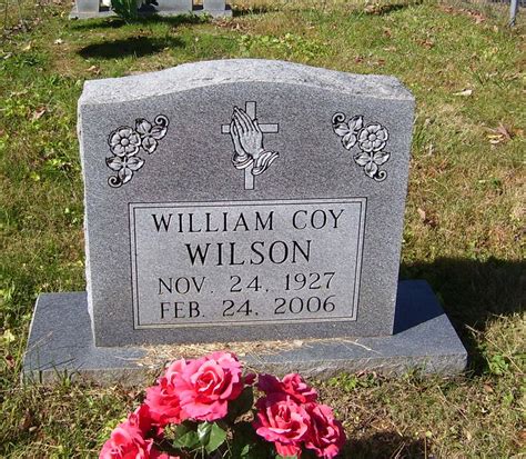 William Coy Wilson 1927 2006 Find A Grave Memorial