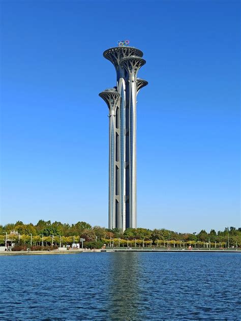 奥林匹克五环塔 五环 大山谷图库
