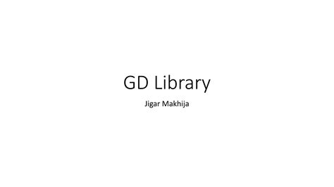 Php Gd Library Pptx