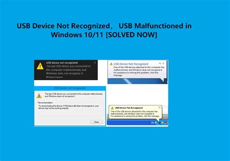 How Do I Get Rid Of Usb Malfunction Error Darwins Data