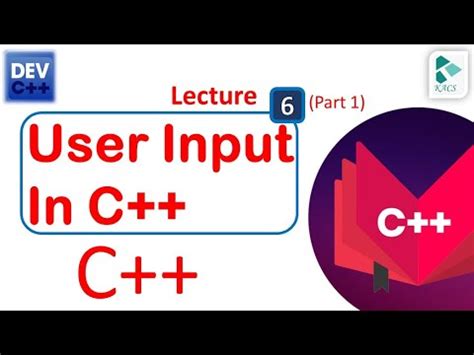 Lecture How To Take Input From The User In C In Urdu Hindi C The Kacs YouTube