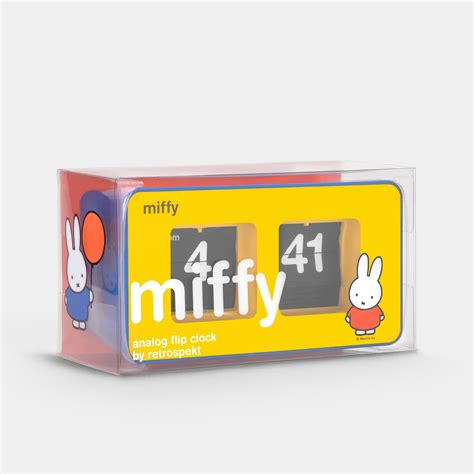 Miffy Retrospekt Flip Clock Flip Clock Miffy Clock