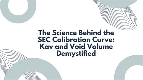 Sec Calibration Curve Kav