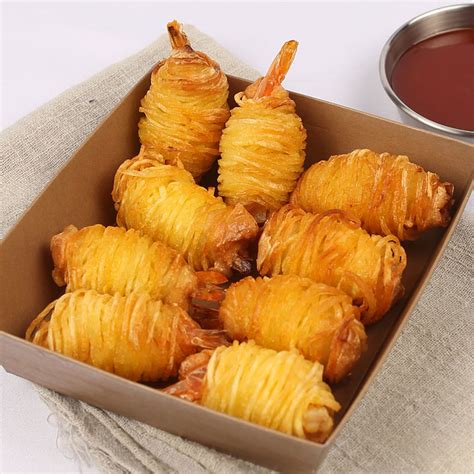 감자말이 새우 튀김 300g 10개입 새우박스