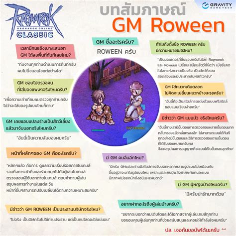 สัมภาษณ์ Gm Roween ถาม ตอบ Ragnarok Classic Ggt Facebook