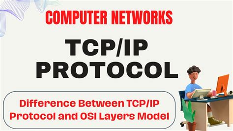 TCP IP Protocol Computer Networks Difference B W TIP IP OSI Model YouTube
