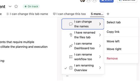 Inconsistency Naming Project Tabs Product Feedback Asana Forum