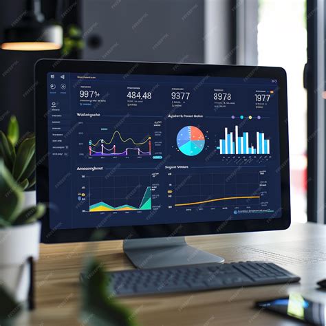 Premium Photo A Dashboard Displaying Key Performance Indicators Kpis For Operations