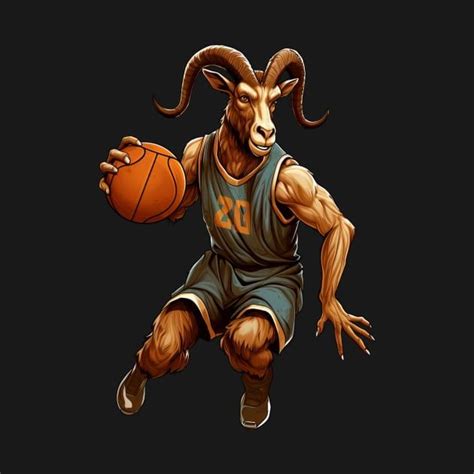 Basketball Goat T Shirt Goat Gym Fear The Goat Basketball Goats