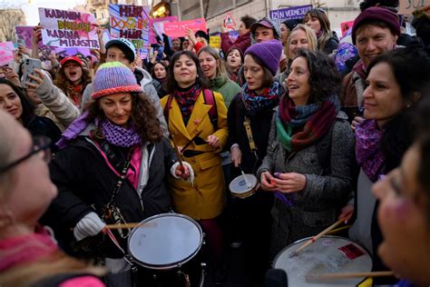 International Womens Day Protests Demand Equal Rights And An End To