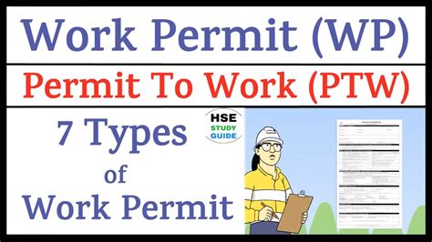 Permit To Work System Types Of Work Permits Ptw Guide Photos My Xxx