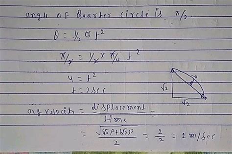 4 A Particle Rotates Along A Circle Of Radius R 12 M With An Angular