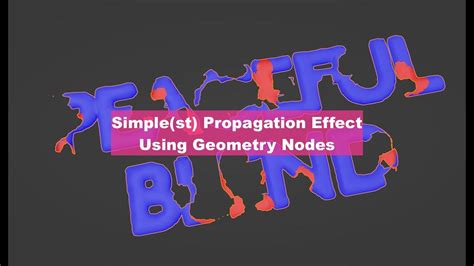 LIVENODING Index Propagation Using Blur Node In Geometry Nodes - YouTube