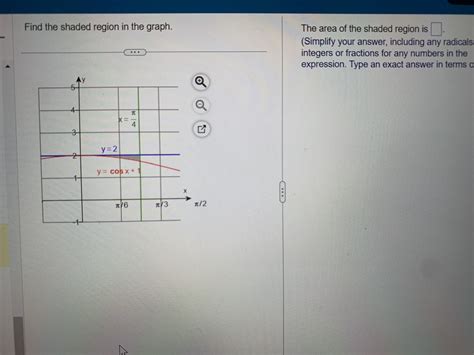 Solved Find The Shaded Region In The Graph The Area Of The Chegg