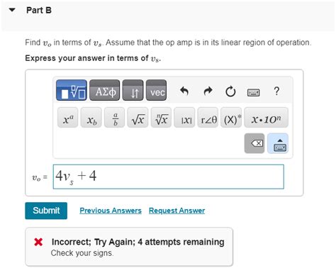Solved Find Vo In Terms Of Vs Assume That The Op Is In Chegg Com