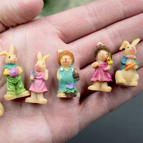 Easter Rabbit Figures Etsy