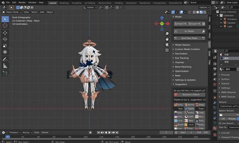 Posing Blender Mmd Basics With Genshin 3d Models 1 Genshin