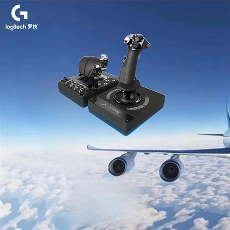 ORIGINAL Logitech X X X PRO Microsoft Hotas Flight Stick Simulator Flight Controller