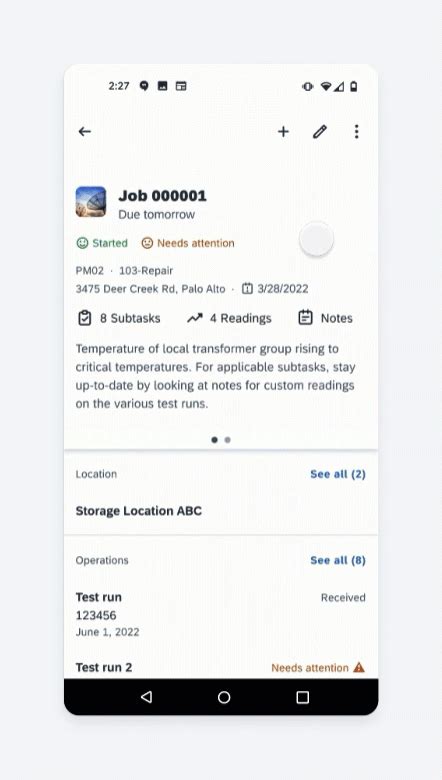 Object Header SAP Fiori For Android Design Guidelines