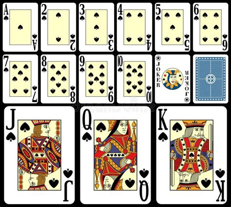 Tarjetas Que Juegan De La Veintiuna [4] Ilustración Del Vector