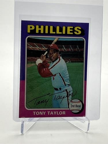 1975 Topps Tony Taylor Baseball Card 574 Nm Quality Free Shipping Ebay
