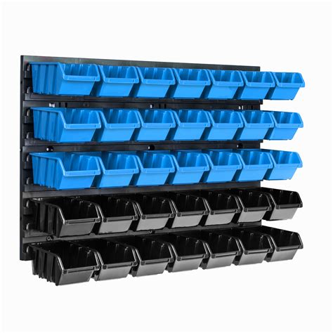 Lagersystem Wandregal 576 X 390 Mm 35 Stck Box Stapelboxen