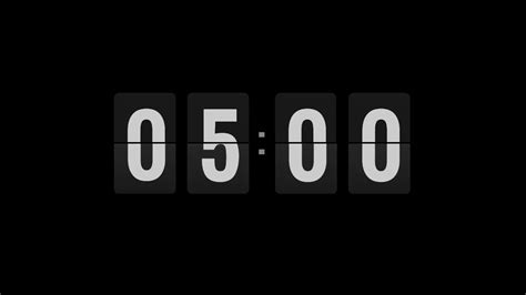 5 Minute Countdown Timer 5 Minute Timer Youtube