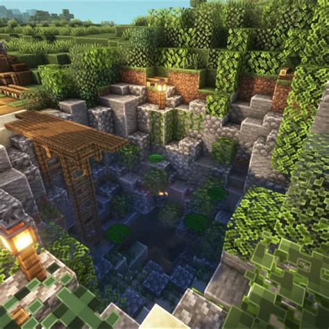 Minecraft Pond Build Design Easy In Survival Minecraft Minecraft