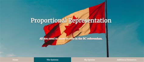 Teen Designs Website To Educate About Proportional Representation