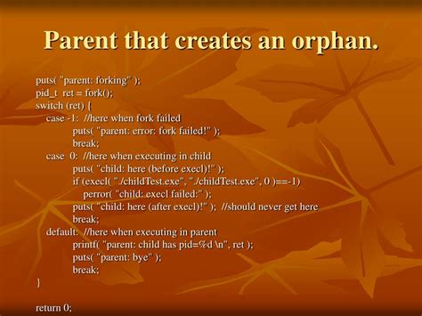 PPT Zombie And Orphan Processes PowerPoint Presentation Free Download ID