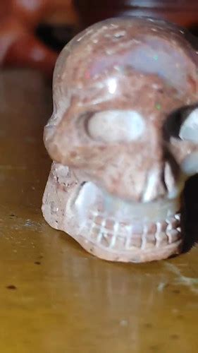 Fire Matrix Opal Rhyolite Mexico Master Carved Skull Programming Mysticalspiralstore