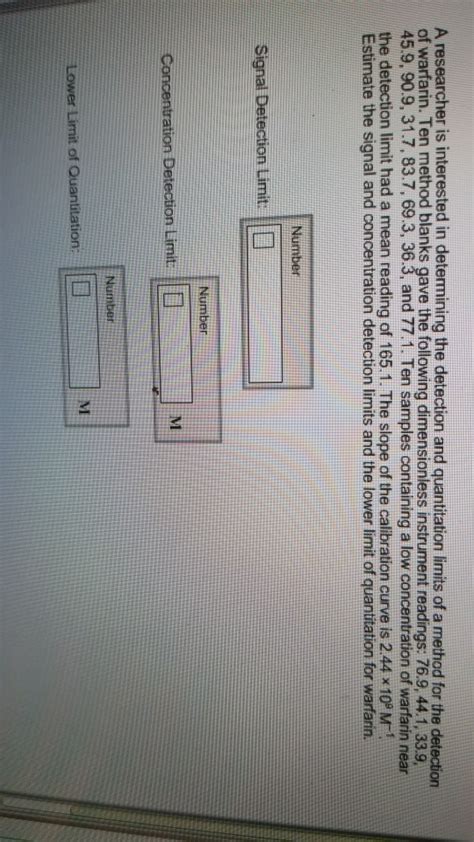 Solved A Researcher Is Interested In Determining The
