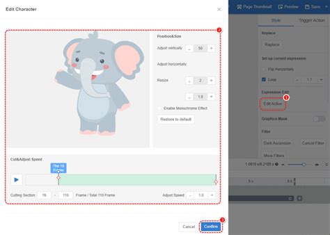 add character elements fliphtml5