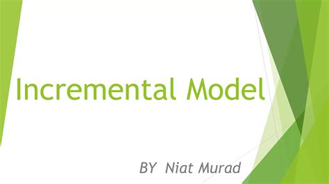 Incremental Model Presentation Pptx