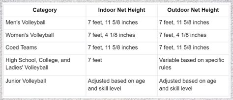 How High Are Volleyball Nets Official Heights Explained