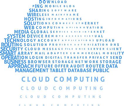 Cloud Computing Connection Wireless Technology Network Server Vector Connection Wireless