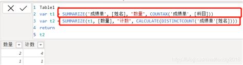 Powerbi中summarize的使用方法power Bi Summarize函数bi Seven的博客 Csdn博客