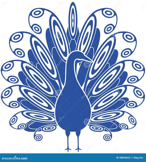 Peacock Stock Vector Illustration Of Design Bizarre 48894622