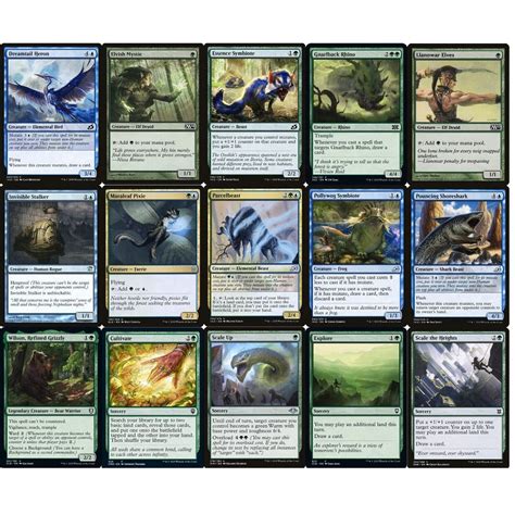 Elite Commander Mutate Deck Ivy Blue Green Edh 100 Card Mtg