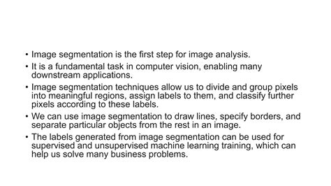 Vision Image Segmentation Pptx