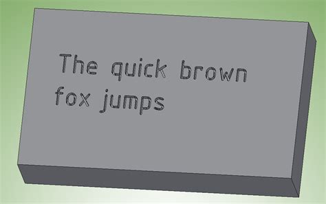 good inventor font for accurately depicting machine engraving of text