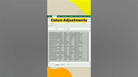 Colum Adjustments Shortcut Formula Excel Bangla Tutorial Excel Tips And Tricks Youtube