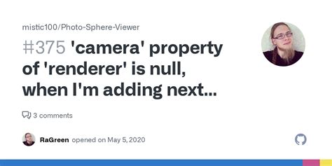 Camera Property Of Renderer Is Null When Im Adding Next Markers