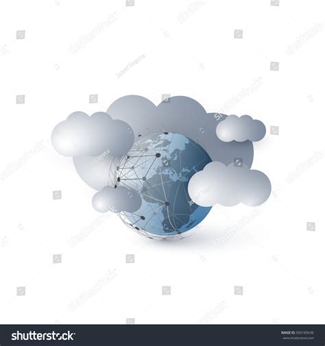 Cloud Computing Iot Iiot Networking Future Stock Vector Royalty Free 509185636 Shutterstock
