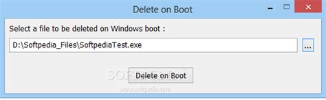 Delete On Boot Download Softpedia