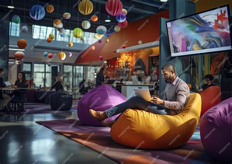 premium ai image a wideangle shot of a programmer working in a