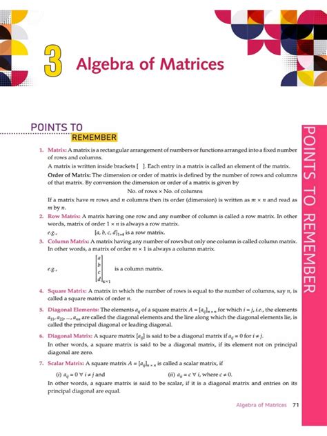 Algebra Matrices Pdf