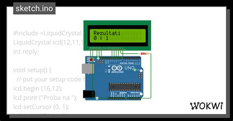 Displej Wokwi Esp32 Stm32 Arduino Simulator