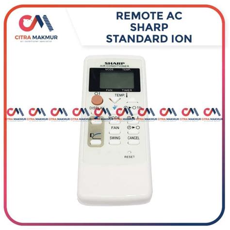 Promo Remote Ac Sharp Standard Ion Plasma Cluster Plasmacluster