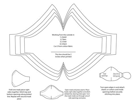 Fitted Face Mask Pattern Archives Printerfriendly